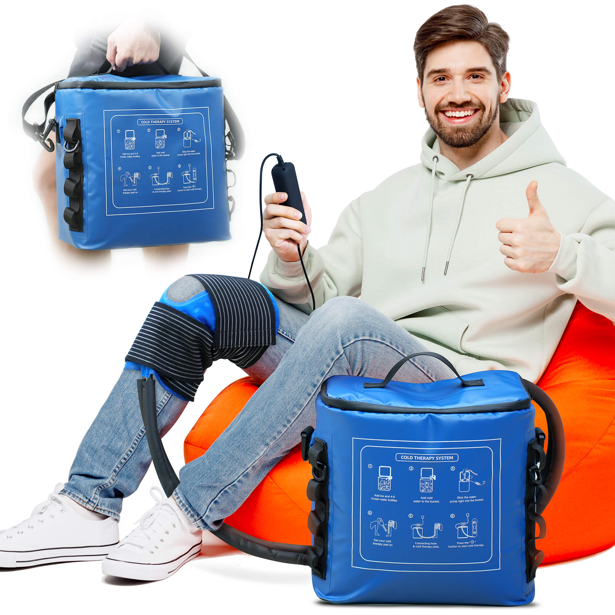 Kongzee Cold Therapy Ice Machine | Post-Surgery Knee & Shoulder Relief