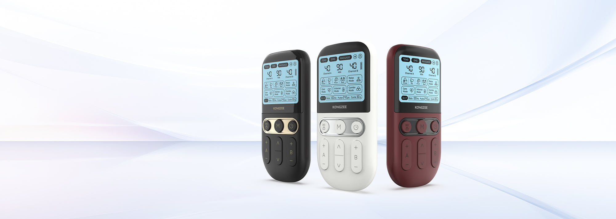 Kongzee 4-in-1 TENS Unit: Effective Pain Relief & Muscle Rehab